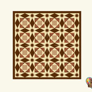Waverly Downloadable Quilt Block Pdf Pattern | Waverly Quilt Pattern ...