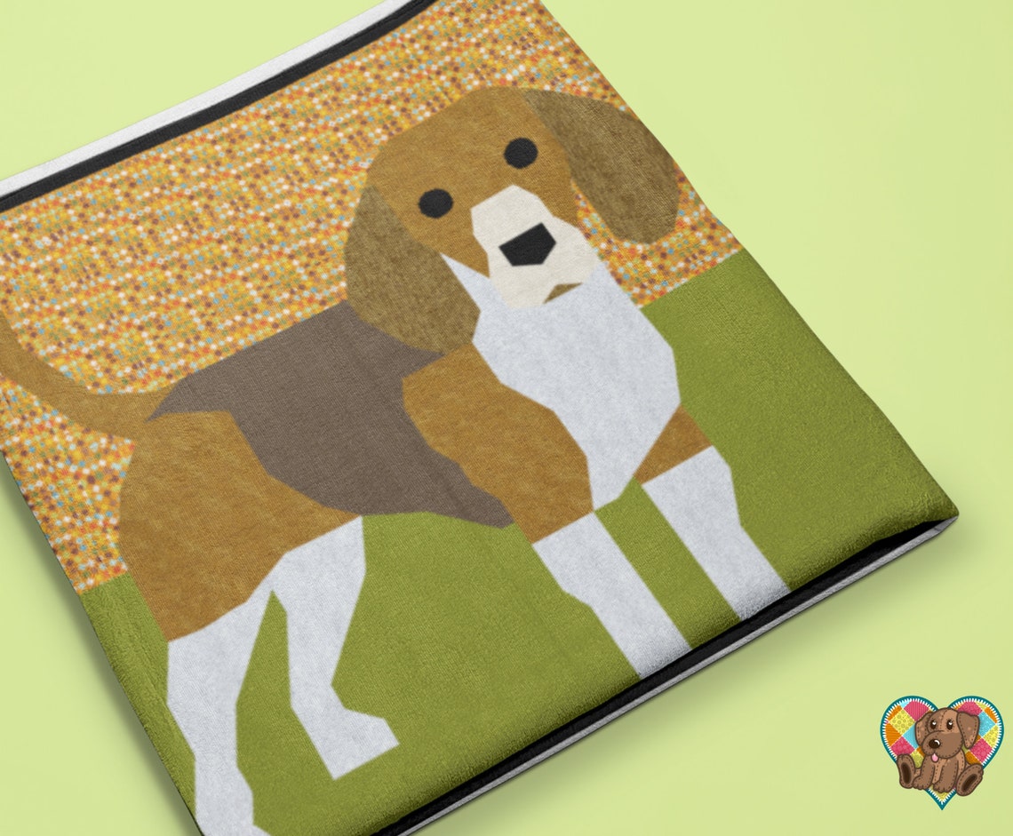 Beagle Quilt Block Pattern Downloadable PDF Quilt Pattern - Etsy