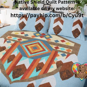 Trippy Tribal Quilt Pattern: Modern Boho Design (downloadable PDF) - Etsy