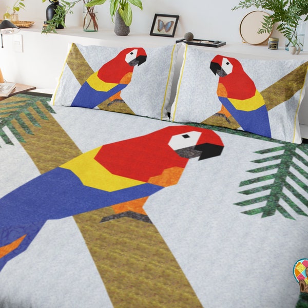 Parrot Quilt Pattern - Etsy