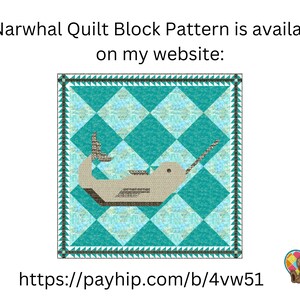 Clownfish Quilt Block Pattern Downloadable PDF Clownfish Quilt Pattern ...