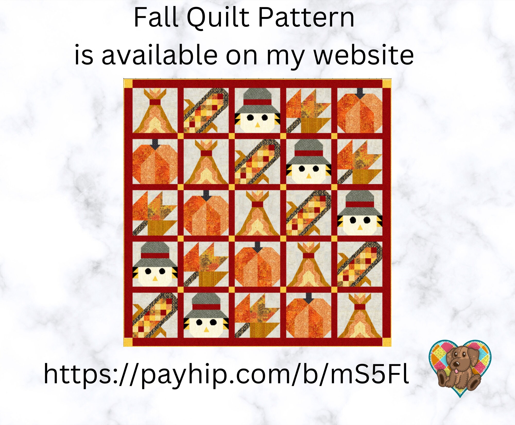 Halloween Witch Downloadable Quilt Pattern Halloween Quilt Pattern ...