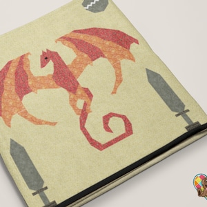 Dragon Quilt Pattern: Fantasy Animal Design (PDF Download) - Etsy