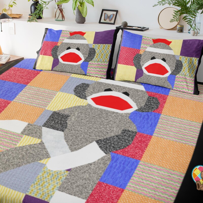 Monkey Quilt - Etsy