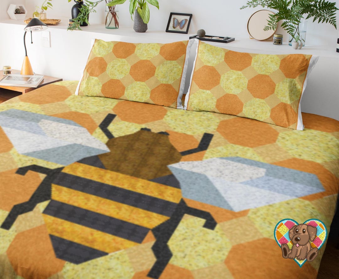 Honey Bee Quilt Pattern Pdf | Downloadable PDF Quilt Pattern | Bee ...
