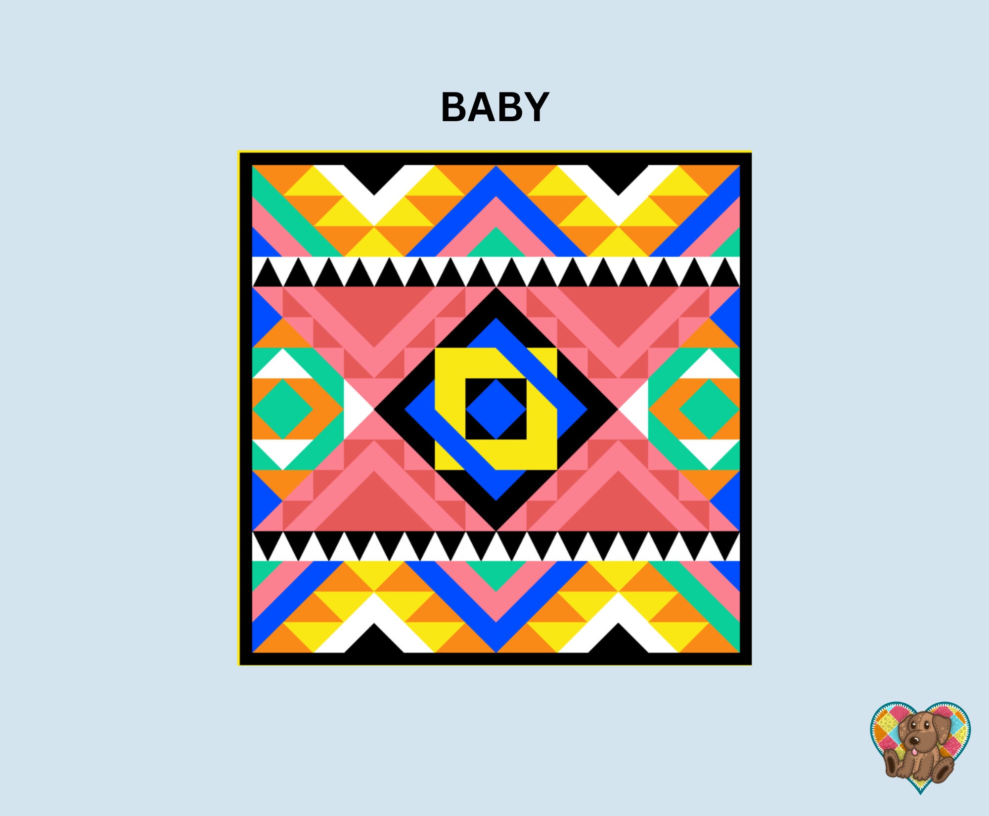 Aztec 2 Quilt Pattern | Aztec 2 Downloadable PDF Quilt Pattern | Native ...