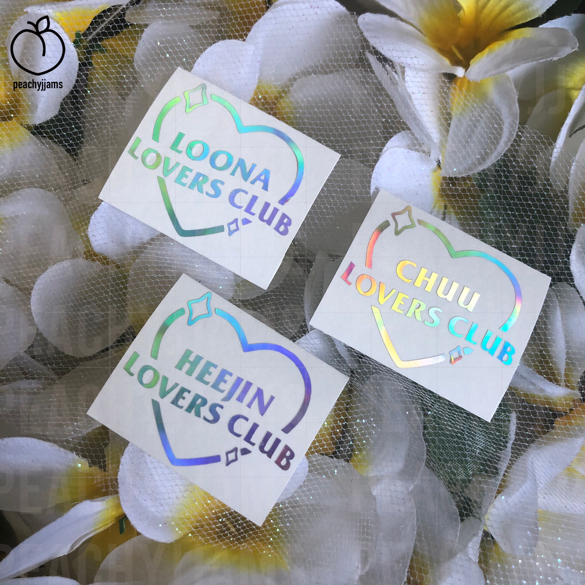 LOONA Lovers Club Holo Decal Lightstick Stickers - Etsy