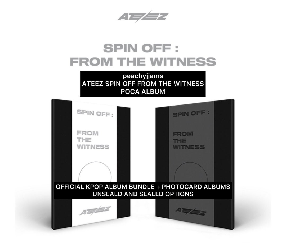 ATEEZ: Spin off the Witness POCA Album KPOP + Bundles + Photocard Add ...
