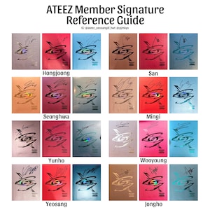 Official Signed ATEEZ the World Ep. Fin: Will Sealed / Brand New Albums ...