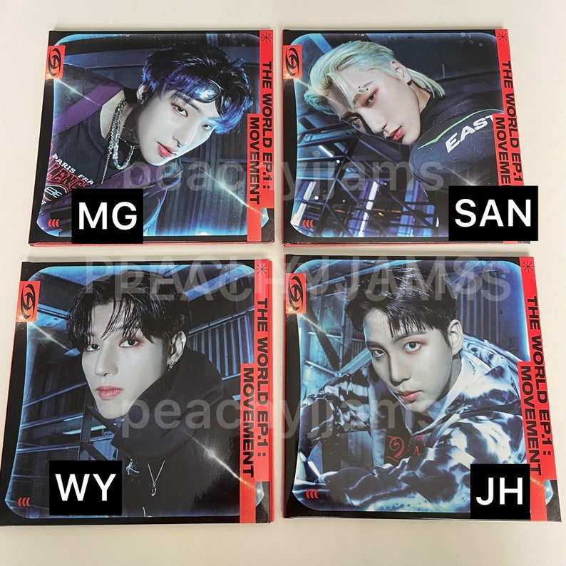 Official Ateez the World EP 1: Movement KPOP Album Digi Pack Version ...