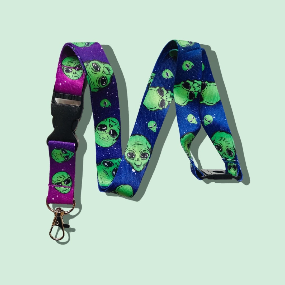 20mm Eric the Alien Head Neck Lanyard With Detachable Buckle Clip ...