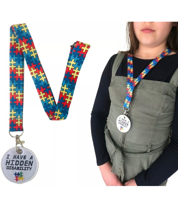 Kids / Children Autism & Hidden Disability Lanyard With | Etsy