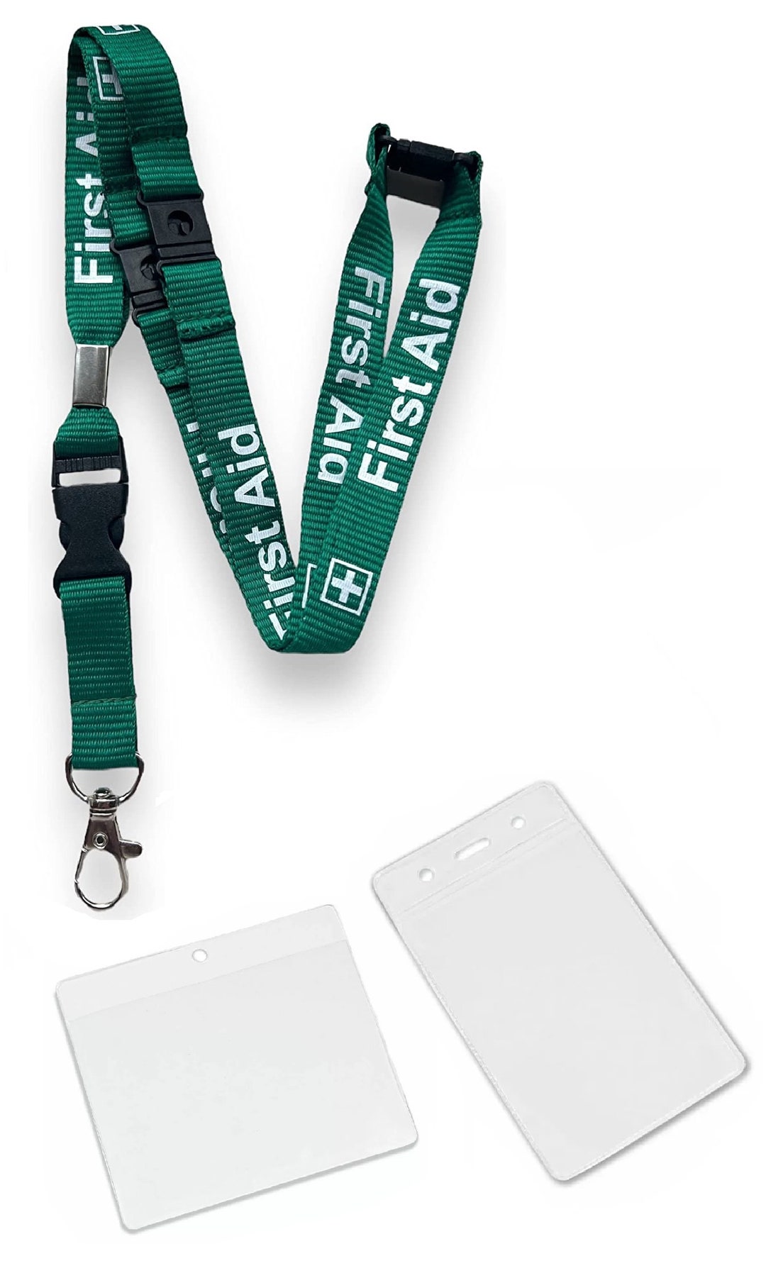 15mm First Aid Lanyard 3 Point Safety Breakaway & Detachable Buckle ...
