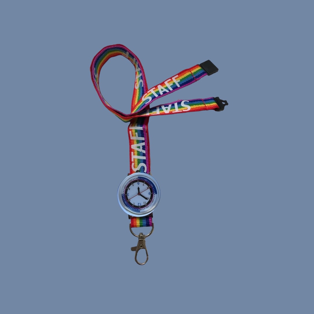 NEW Rainbow Staff Watch Lanyard + Safety Breakaway - Etsy
