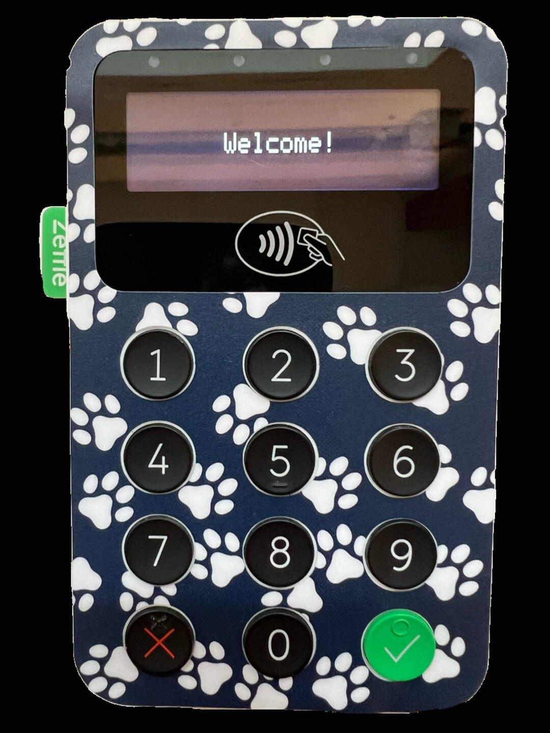 Exclusive Izettle ( Zettle ), Custom Skin Wrap DOG PAW - Etsy