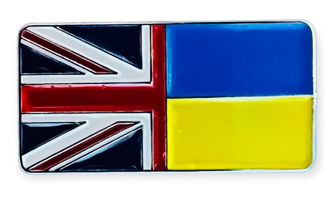 United With Ukraine Pin Badge 3cm X 1.5cm - Etsy UK