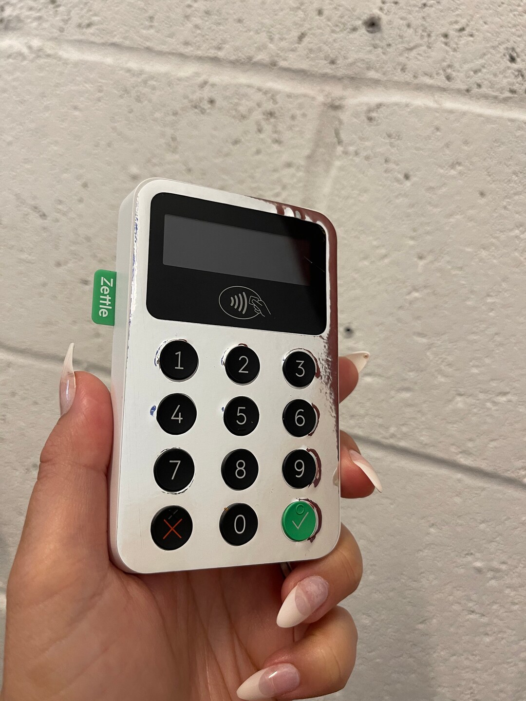 Exclusive Izettle ( Zettle ), Custom Skin Wrap SILVER - Etsy