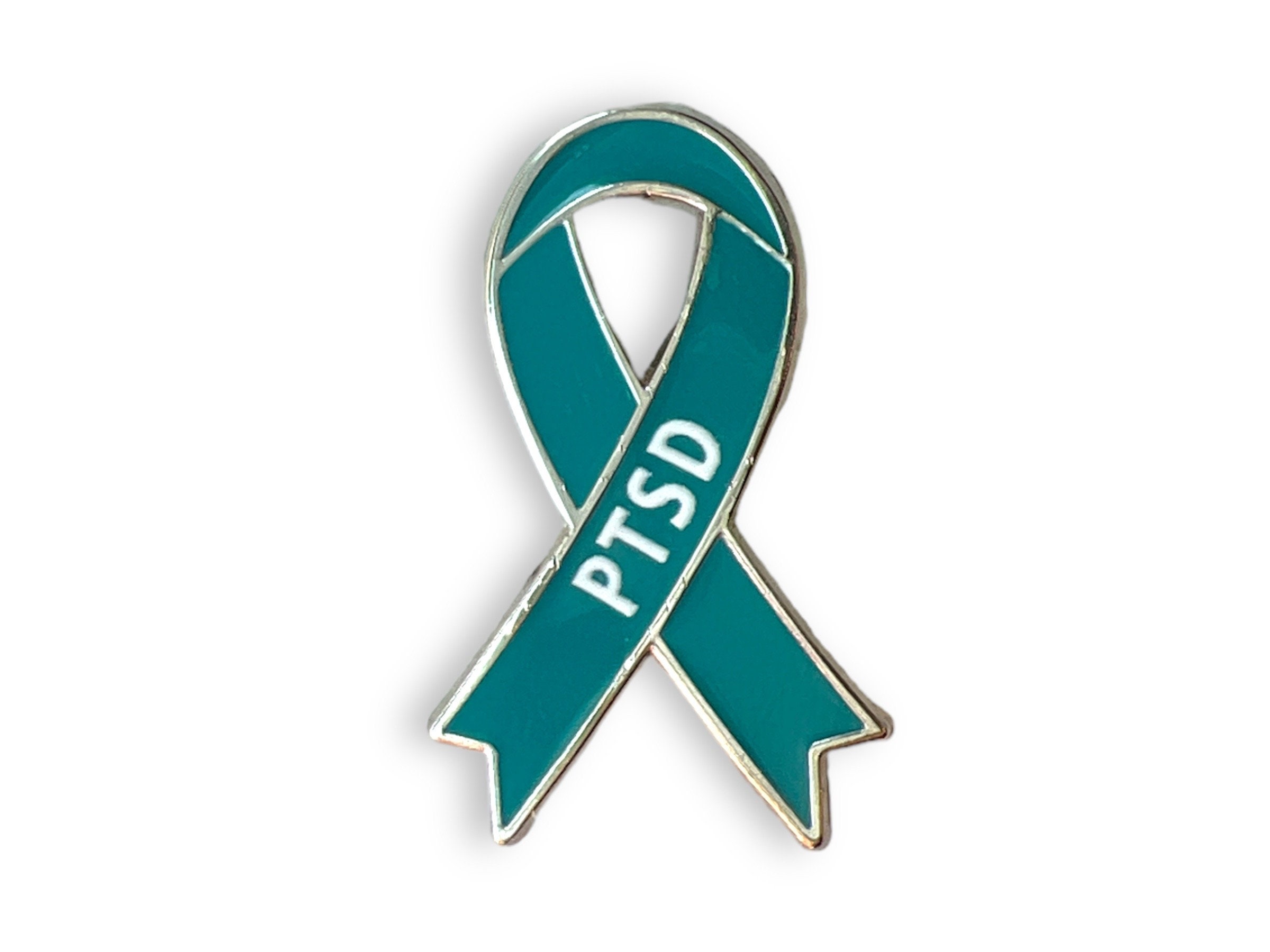 PTSD Awareness Ribbon Pin Badge - Etsy UK