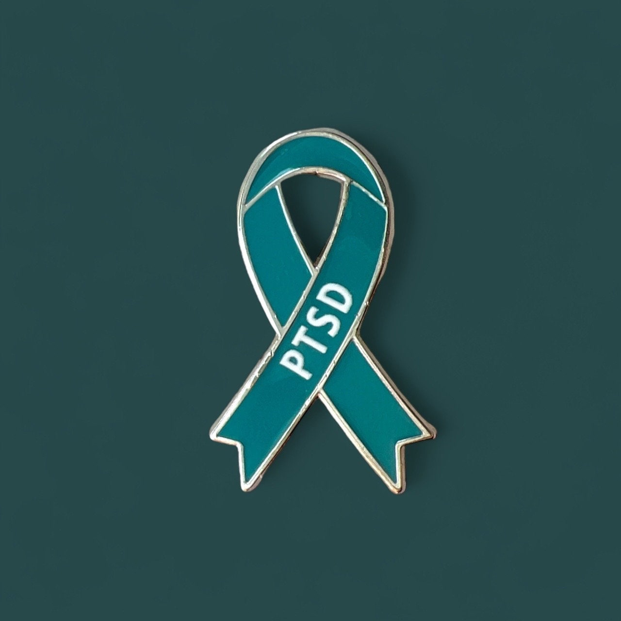 PTSD Awareness Ribbon Pin Badge - Etsy UK