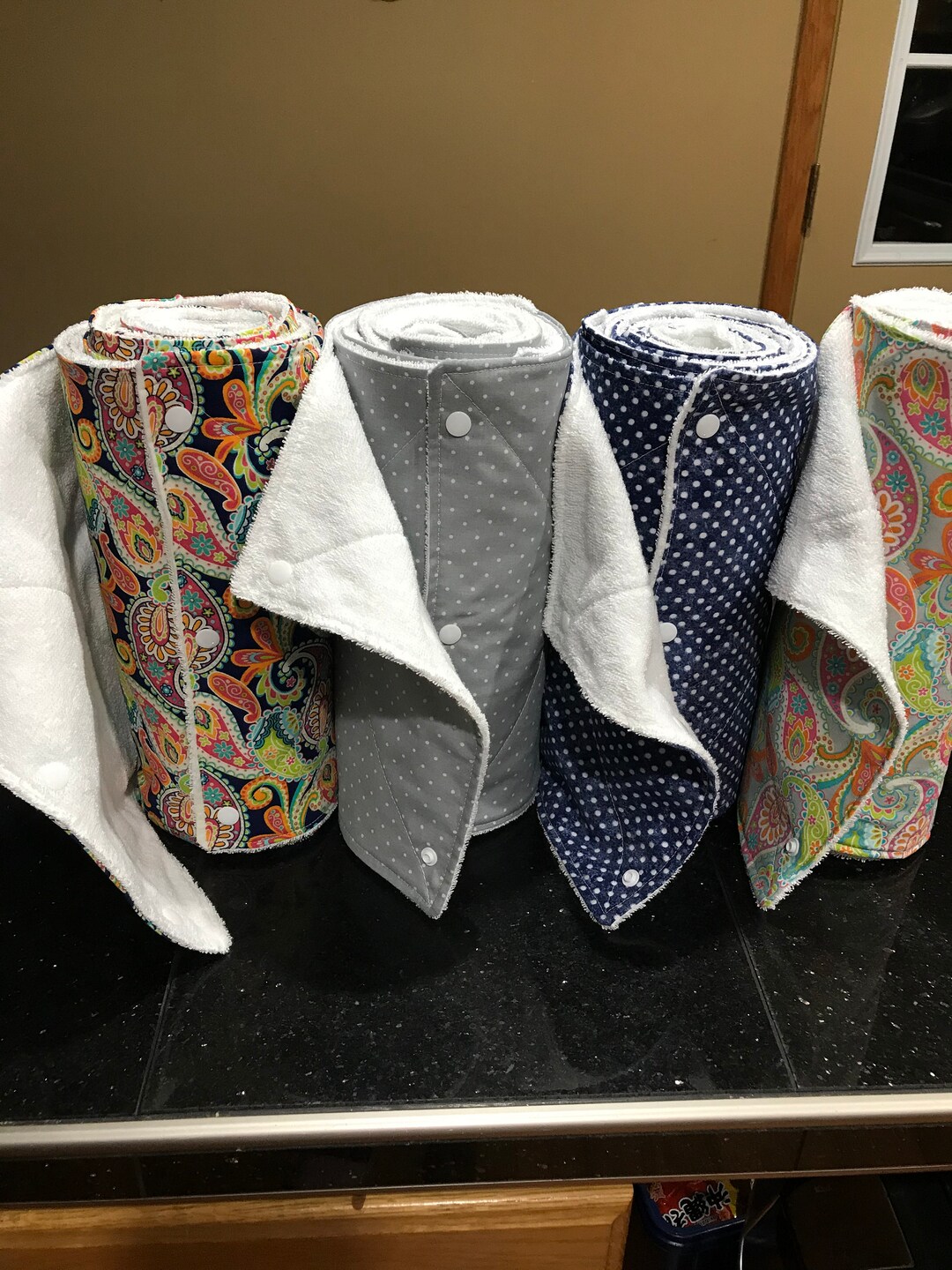 Reusable Paper Towels With Snaps Eco Towels Mothers Day Gift for Her ...