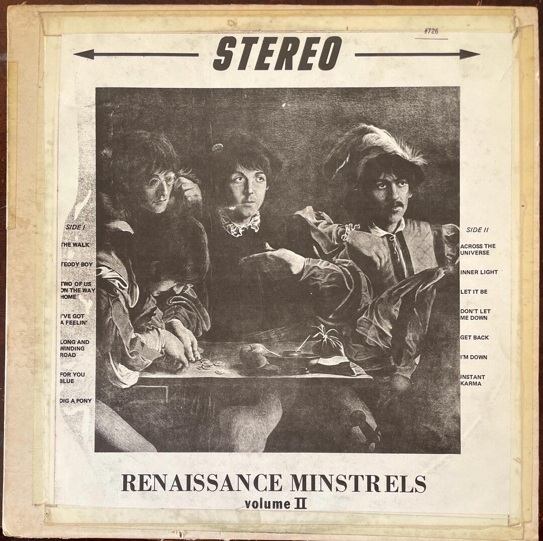 Beatles RARE LP "renaissance Minstrels Volume Ii" Out of Print 1972 ...