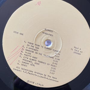 Blondie RARE LP "headlines" Out of Print 1978 NM- Vinyl, V.G. Sleeve ...
