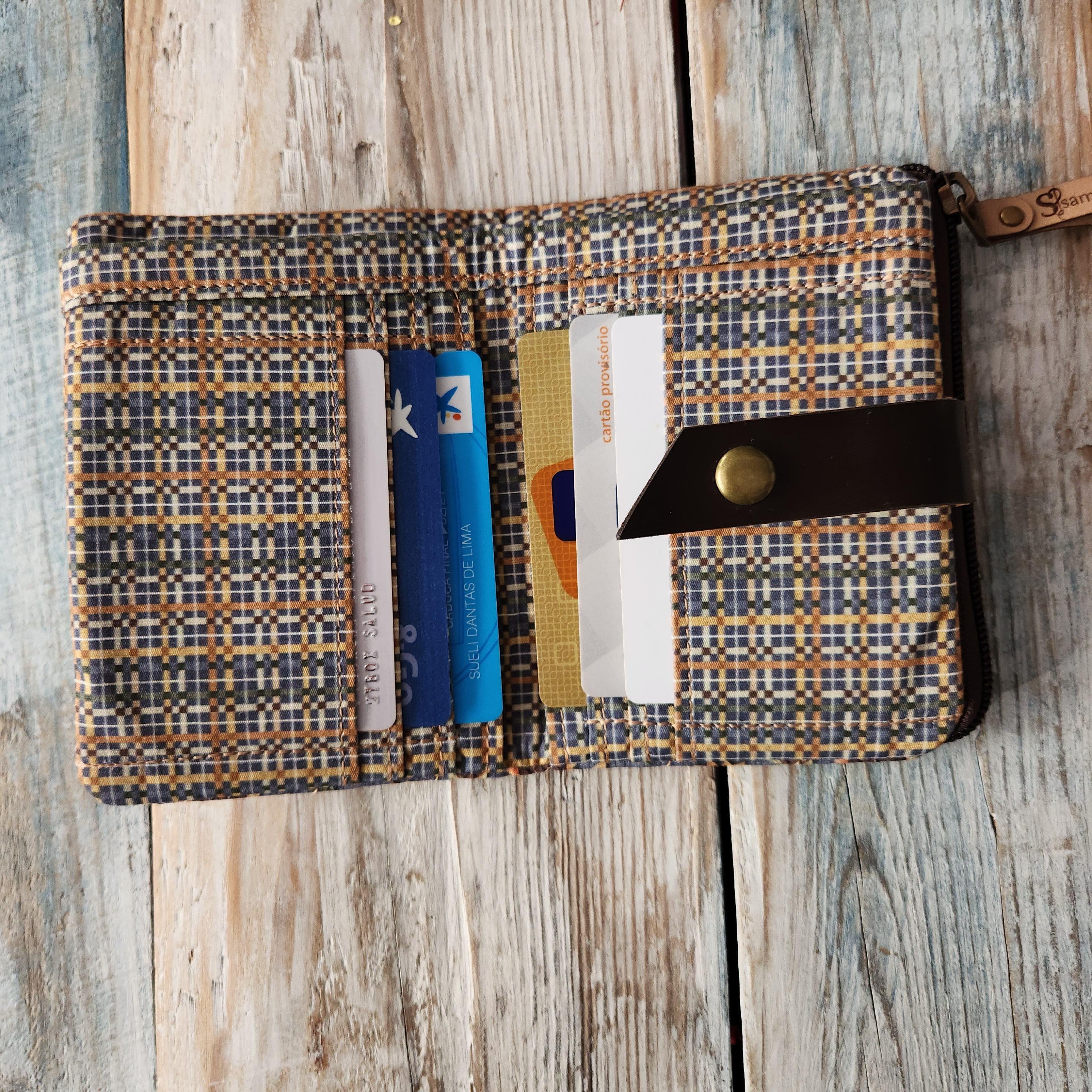 Cotton Fabric Wallet With Cute Sunflowers, Clutch Wallet, Girl Wallet ...