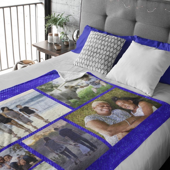 Custom Photo Fleece Blanket Personalized With a Picture | Etsy