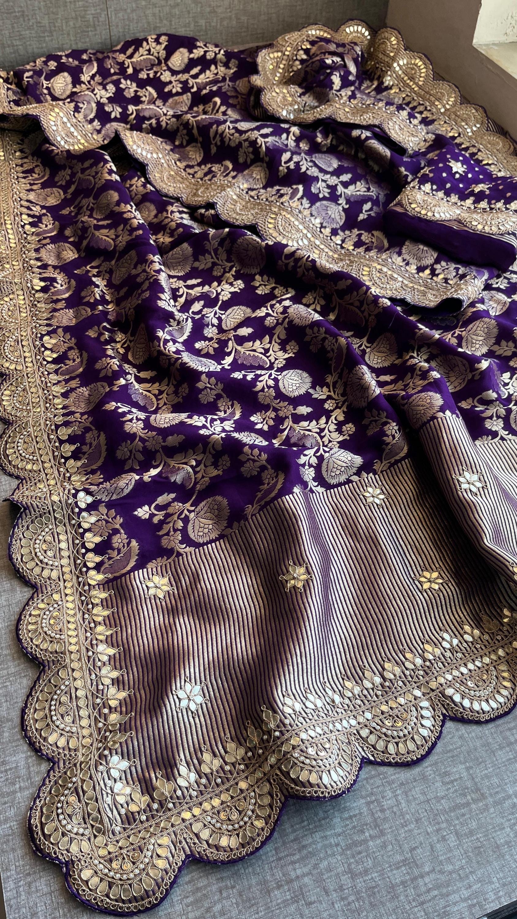Umesha Khaddi Georgette Saree Indian Saree Traditional Sarees Wedding ...