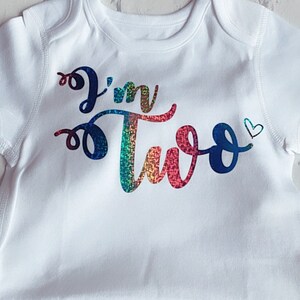 Luxury Girls 2nd Second I’m Two Birthday Outfit Tutu Skirt & Vest Top ...