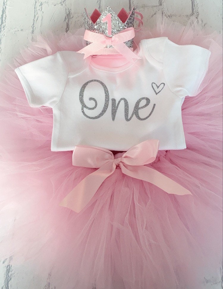 Luxury Baby Girls First 1st Birthday Outfit Tutu Skirt Vest | Etsy