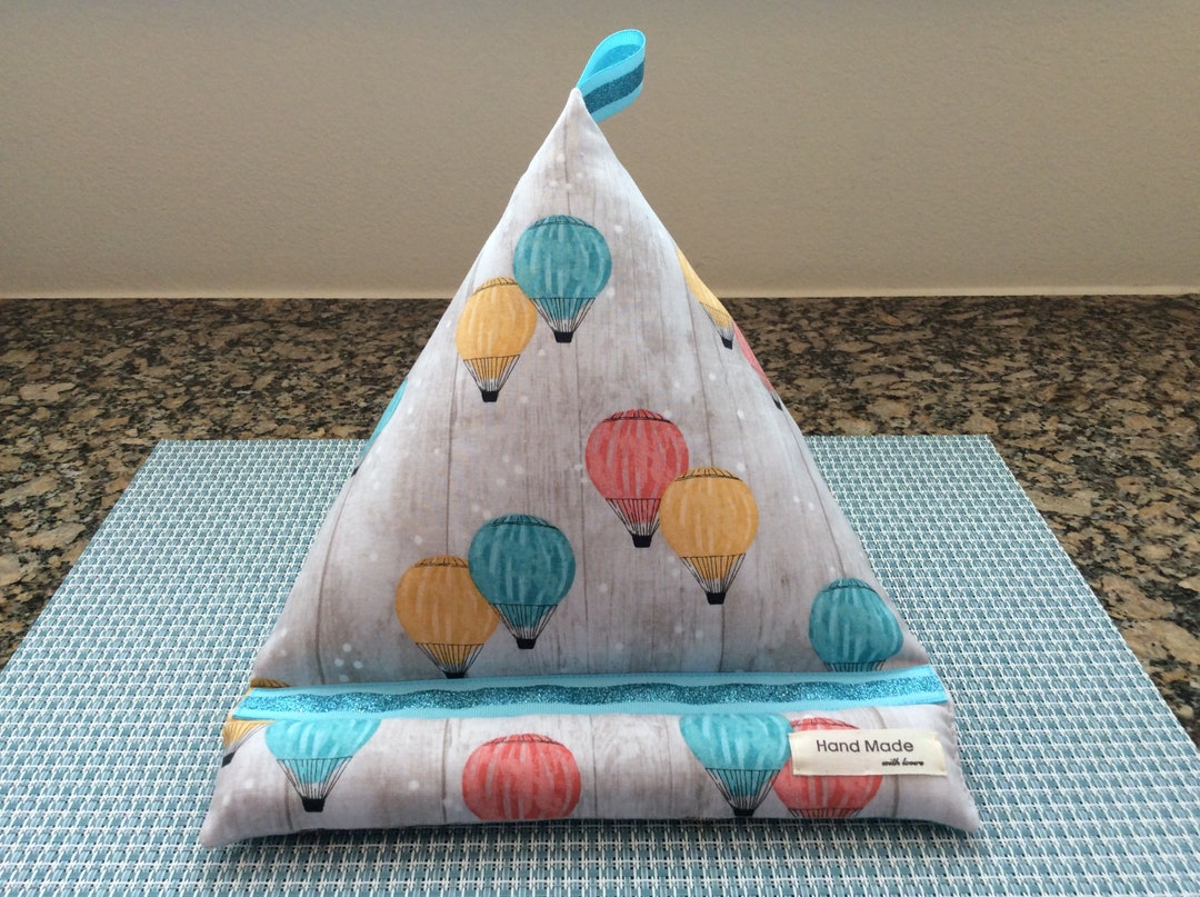 LARGE Hot Air Balloons iPad Designed for iPad Bead Bag Cushion. Cotton ...