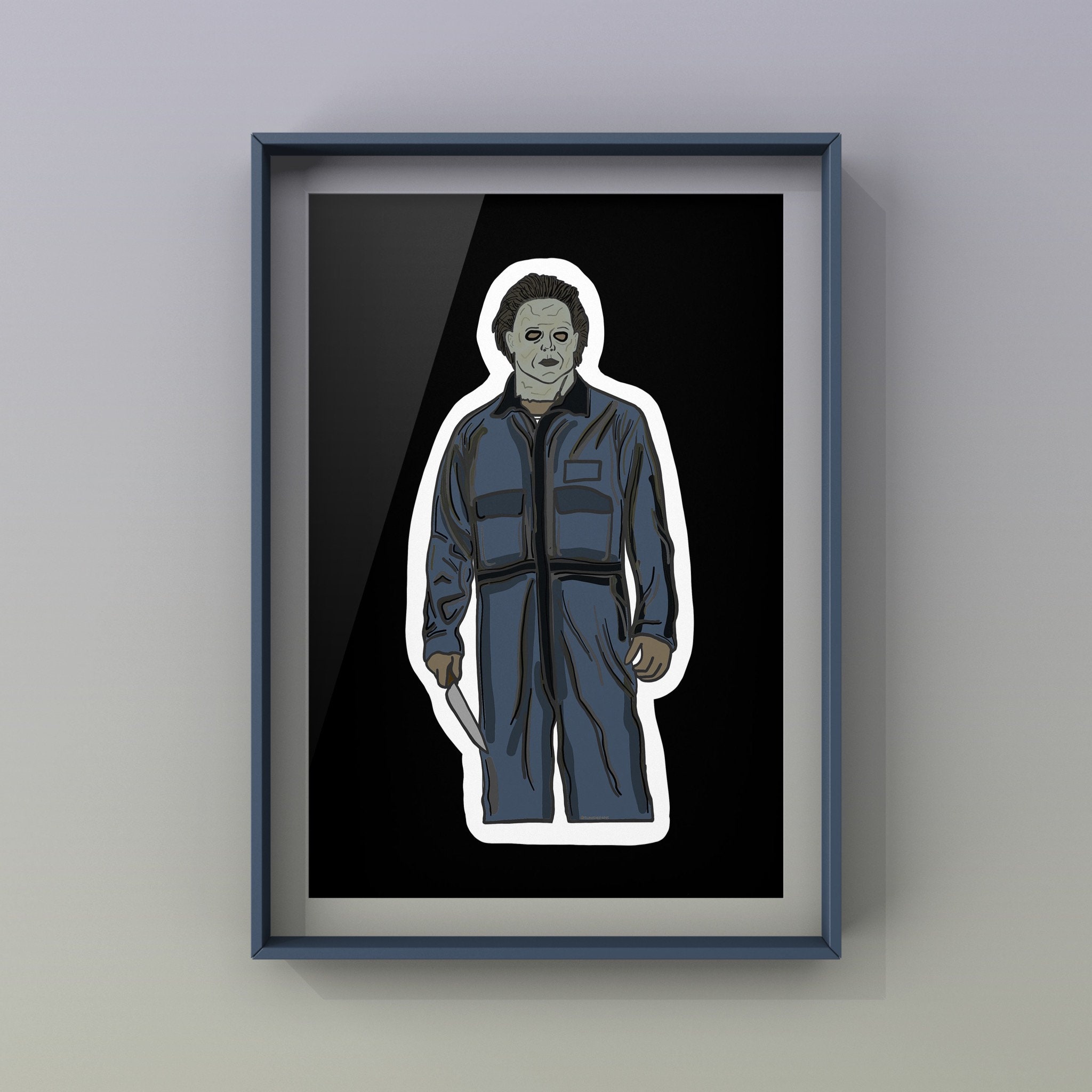 Michael Myers Printable Vinyl Laminated Weatherproof Sticker - Etsy