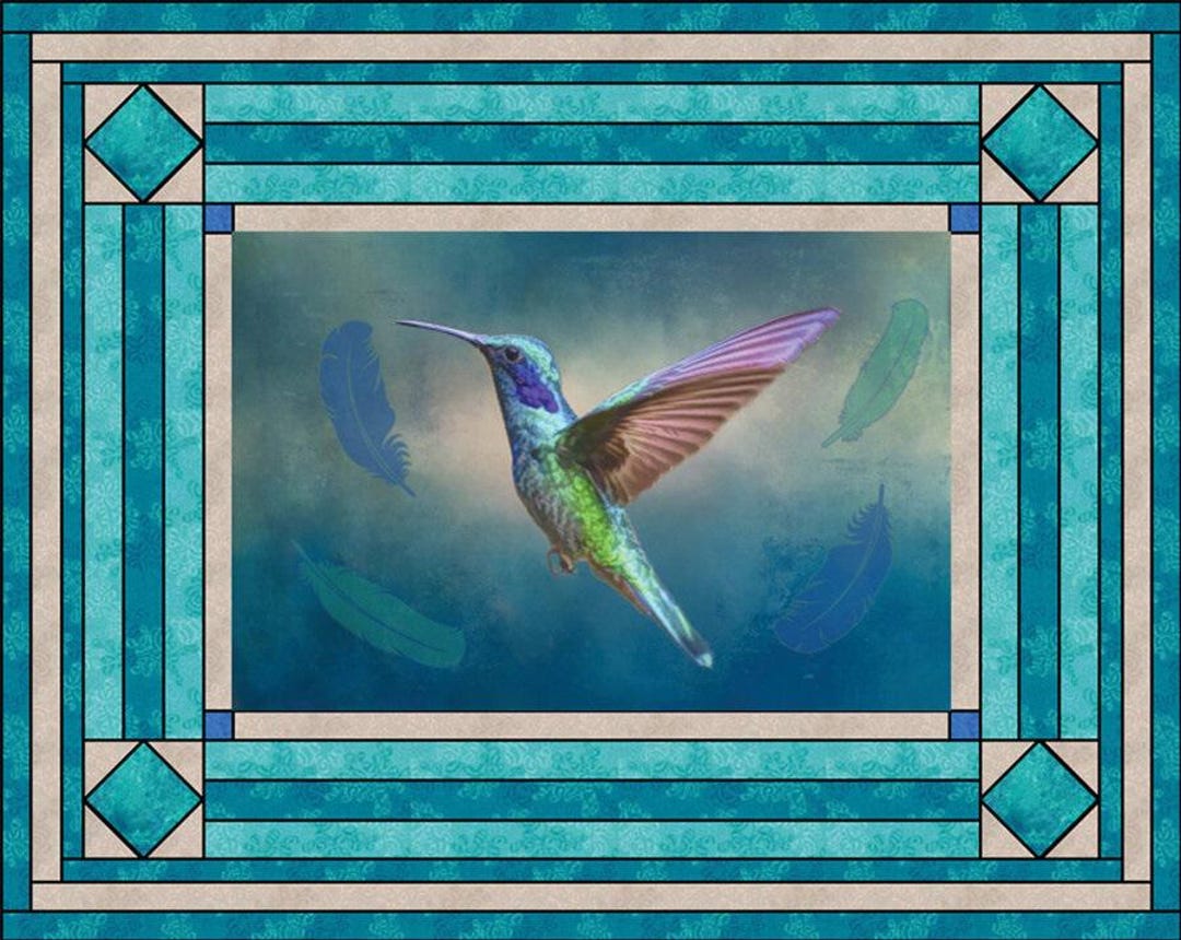 Bejeweled Beauty in Flight Quilt Pattern - FOFP-002 - Etsy