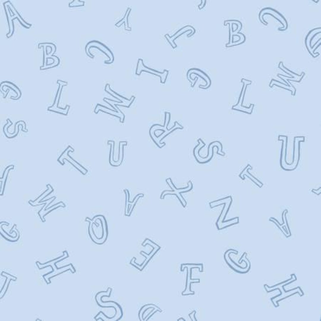 STIM 5594 LB Alphabet Toss, Quilting Cotton, Fat Quarters, Half Yard or ...