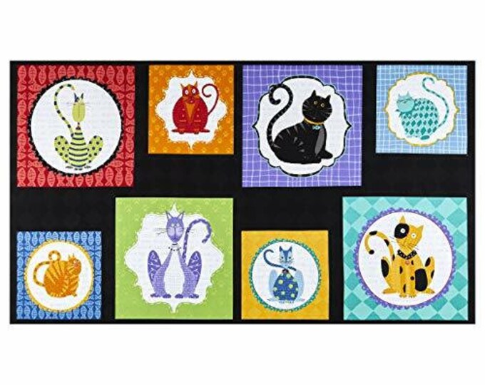 Feeline Good - Multi Feeline Good Craft Panel - Premium 100% Cotton ...