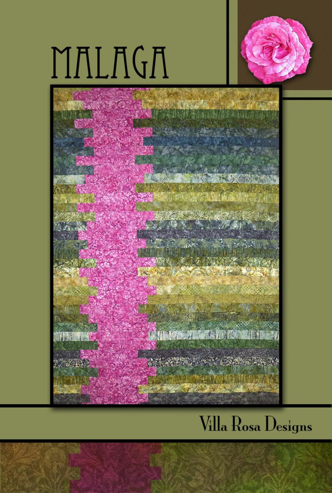 Malaga Pattern Card - Villa Rosa Designs, 2 1/2" Strips - Etsy