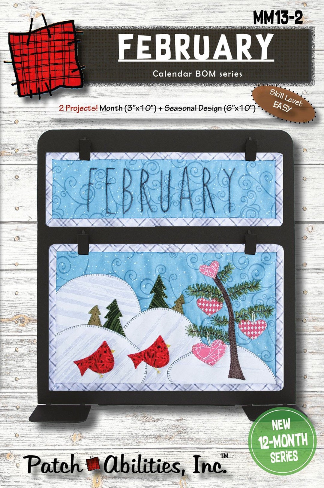 MM13-2 - February Monthly Calendar Series Pattern - Calendar Series ...