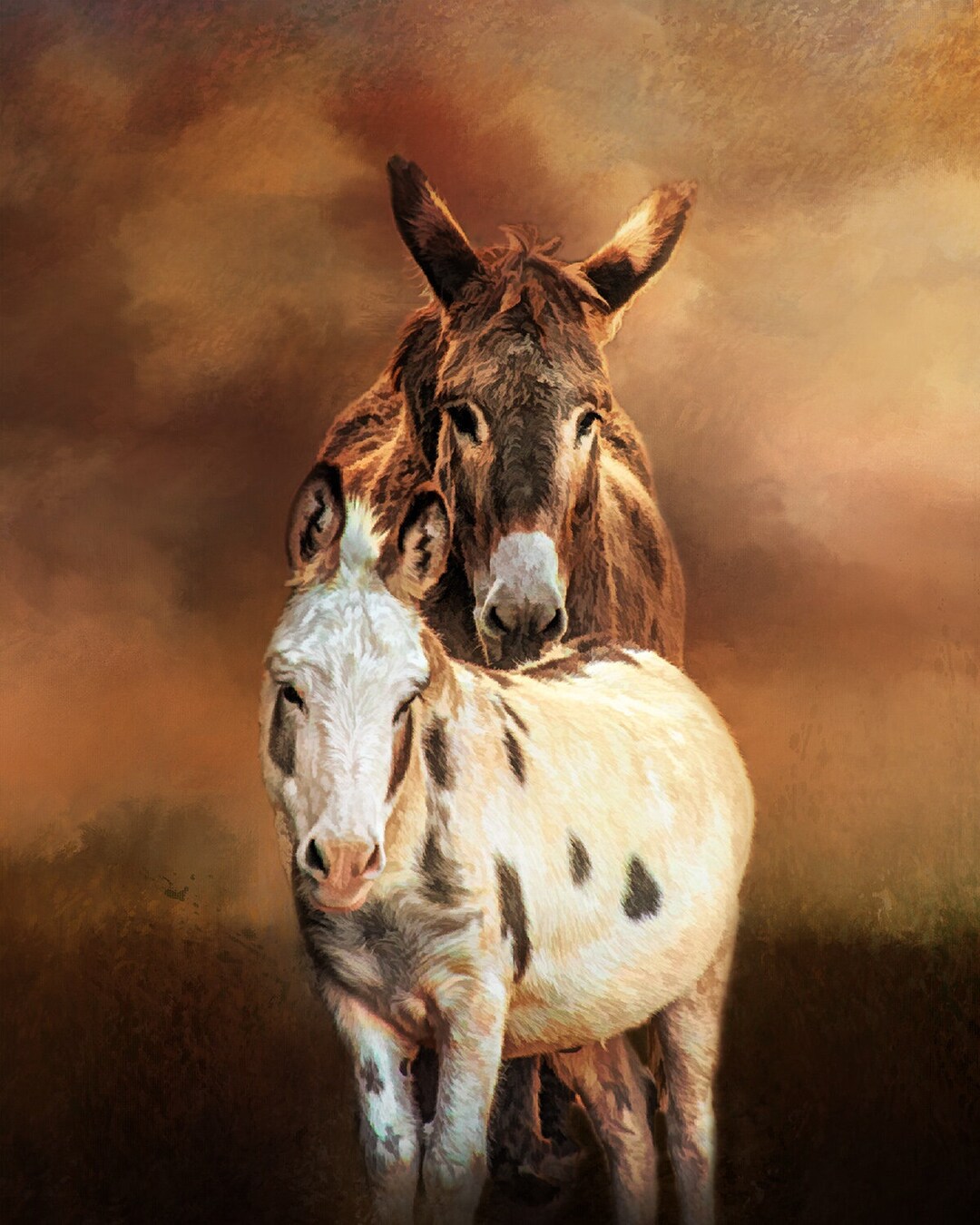 Donkey Buds Fabric Panel - AFF-004, Panel Size is 16” X 20”, Quality ...