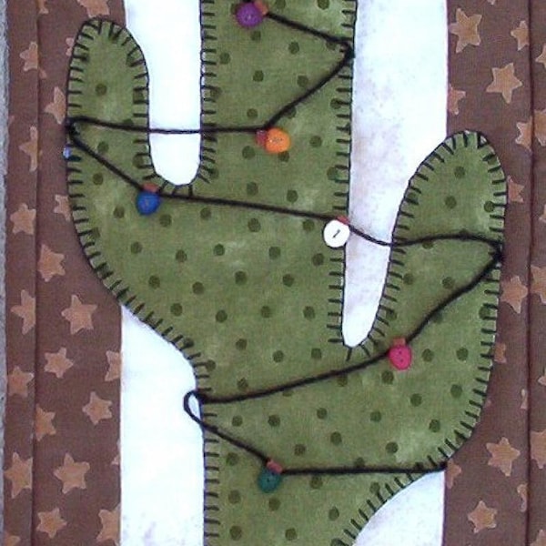 Christmas Cactus Quilt Pattern - Etsy