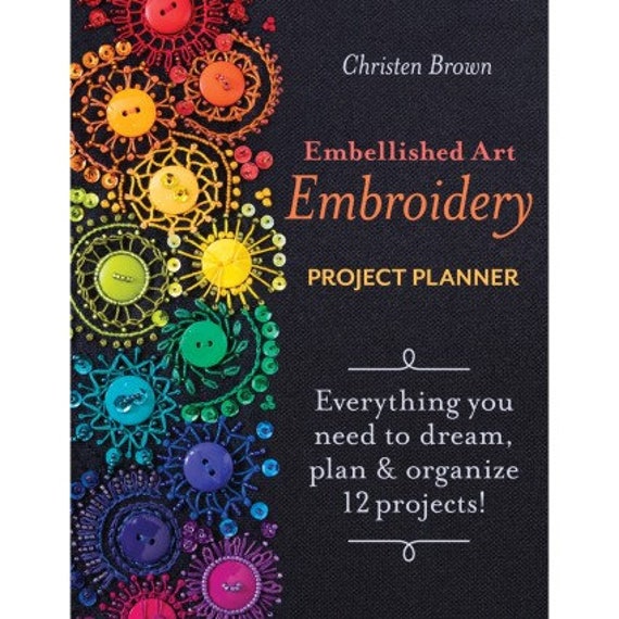 Embellished Art Embroidery Project Planner - Etsy