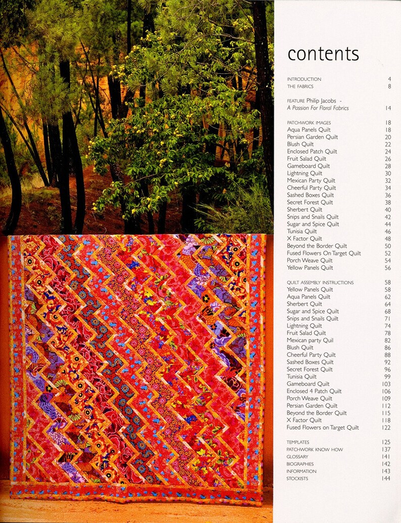 Kaffe Fassetts Quilts En Provence Book, 20 Beautiful Romantic Quilt ...