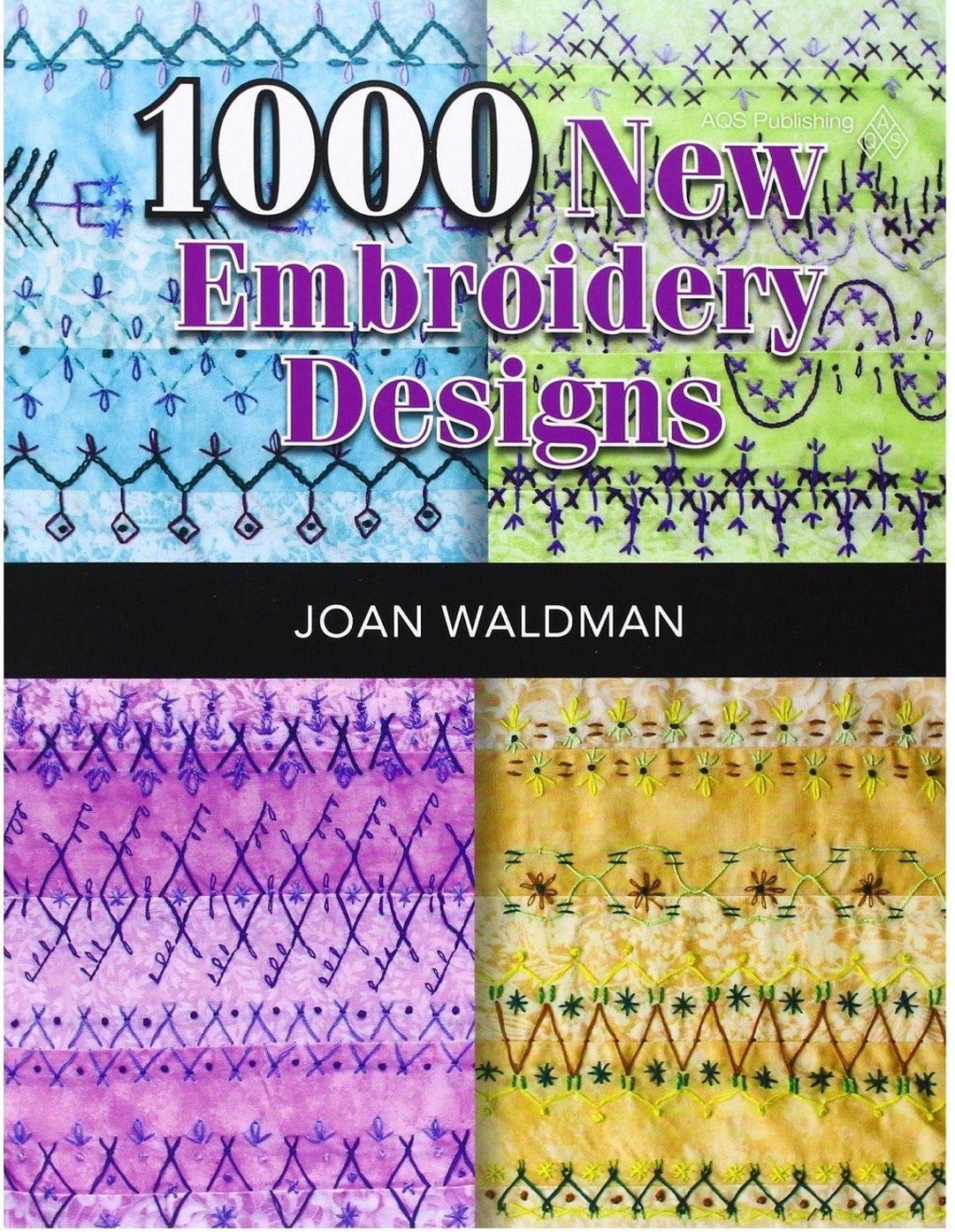 1000 New Embroidery Designs Book Joan Waldman Embroidery - Etsy