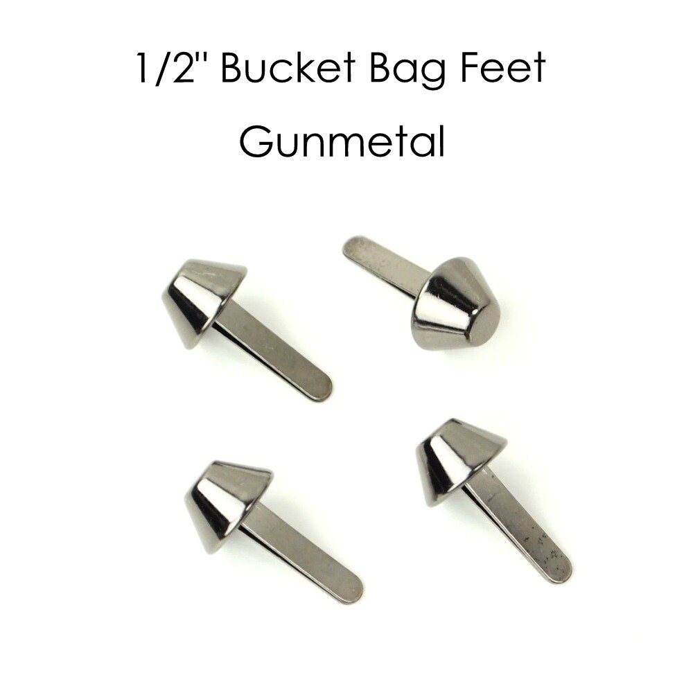 Bucket Bag Feet, Set of 4, Size 1/2
