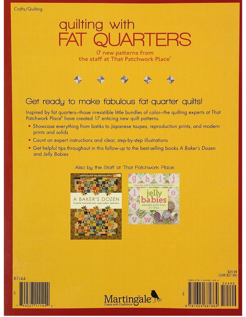 Quilting With Fat Quarters Book 17 New Patterns From the - Etsy