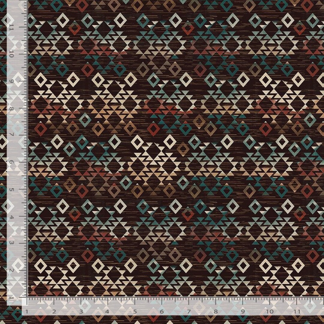 108" Wideback Great Outdoors GEO Pattern XNATURE-CD1701 BROWN - Sold ...