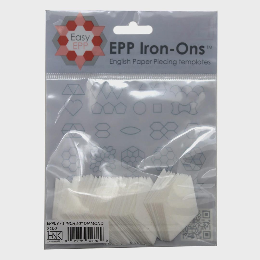EPP09 - 1in Diamond EPP Iron-on X 100 - Etsy