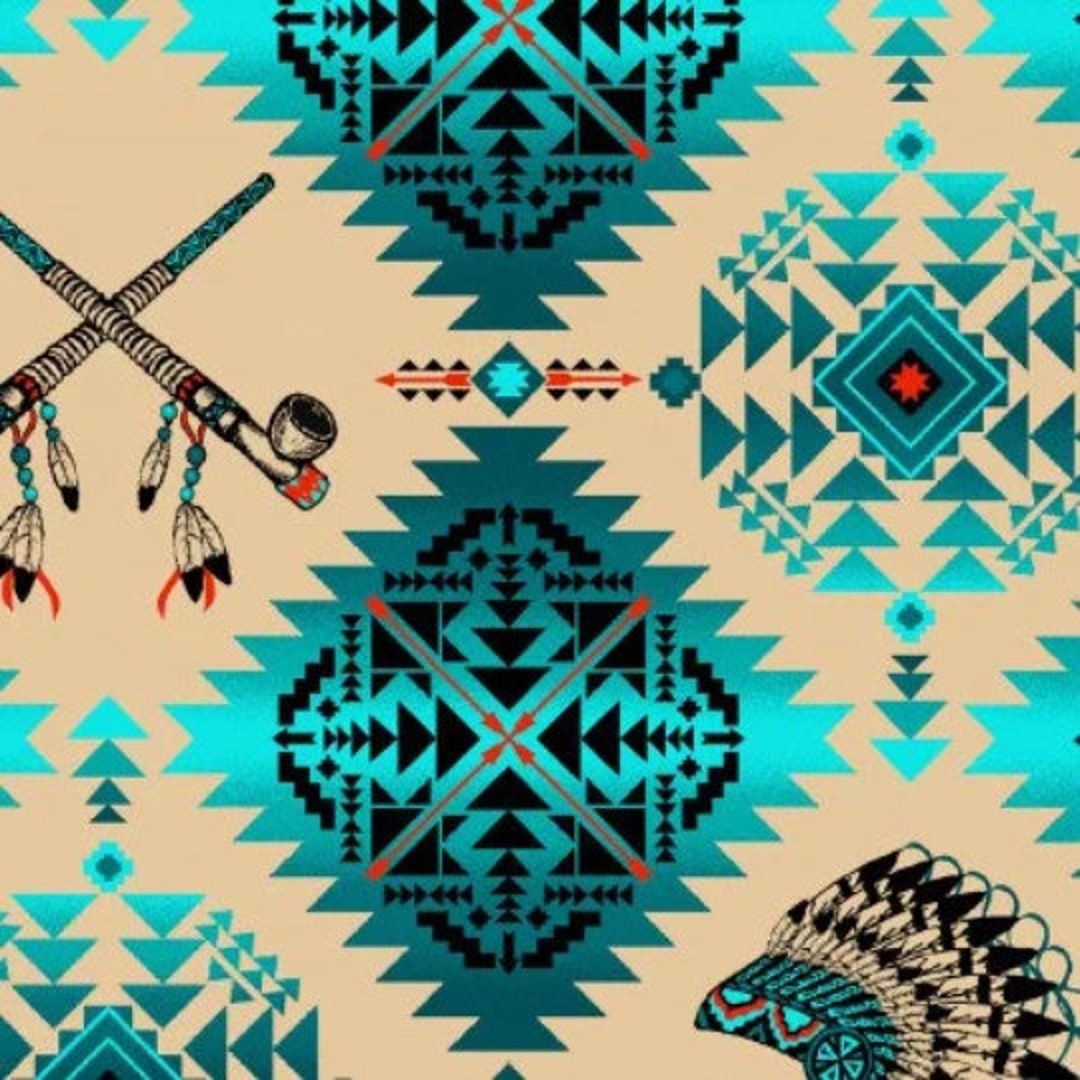 Southwest Fabric, Quilting Cotton, Native Spirit, Native Blanket ...
