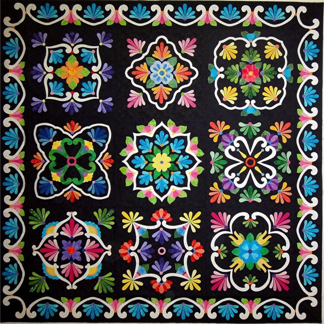 Fiesta De Talavera Quilt Pattern Designed by J. Michelle Watts ...