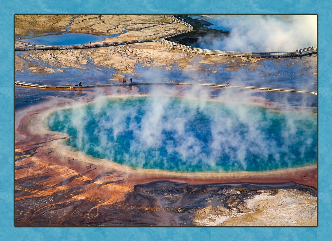 Grand Prismatic Spring Fabric Panel, Quilt Panel, Quilting Cotton ...